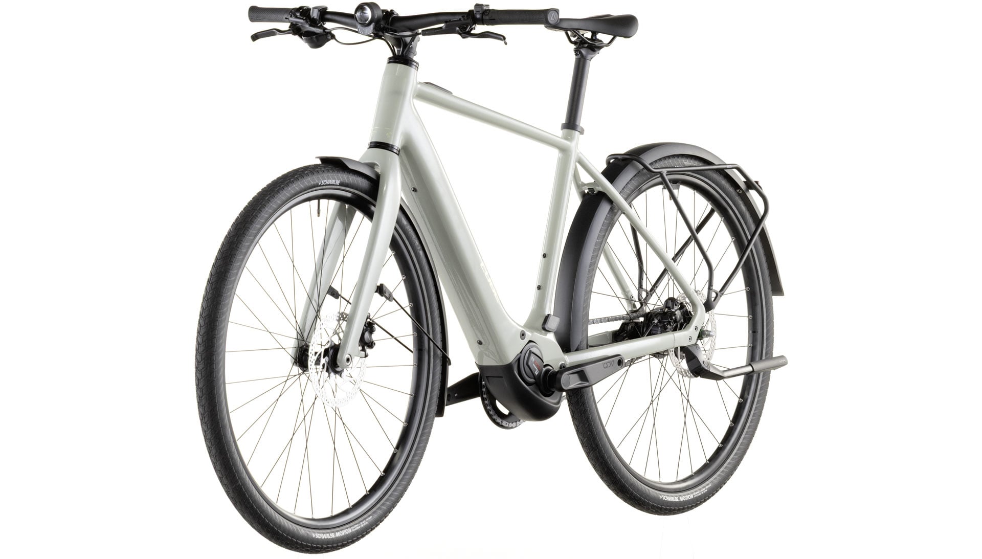 2026 Cube Editor Hybrid SLX 400X FE Electric Bike With Hub Gears In Reed Beige & Chrome