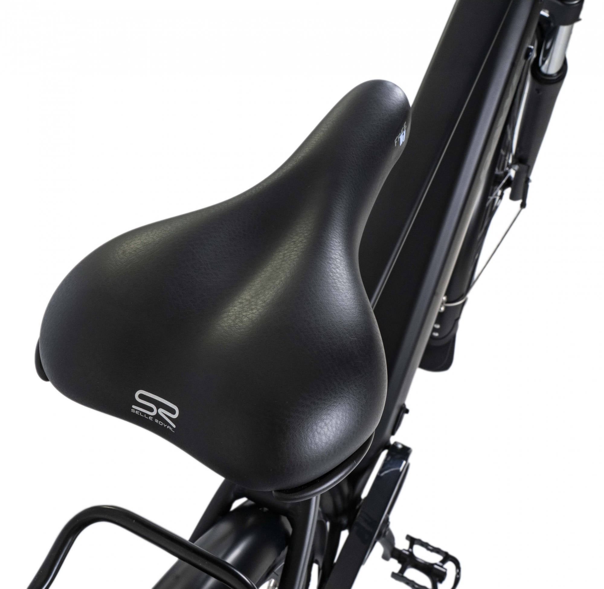 2025 Dawes Spire 1.0 Crossbar Electric Bike With Hub Motor In Black