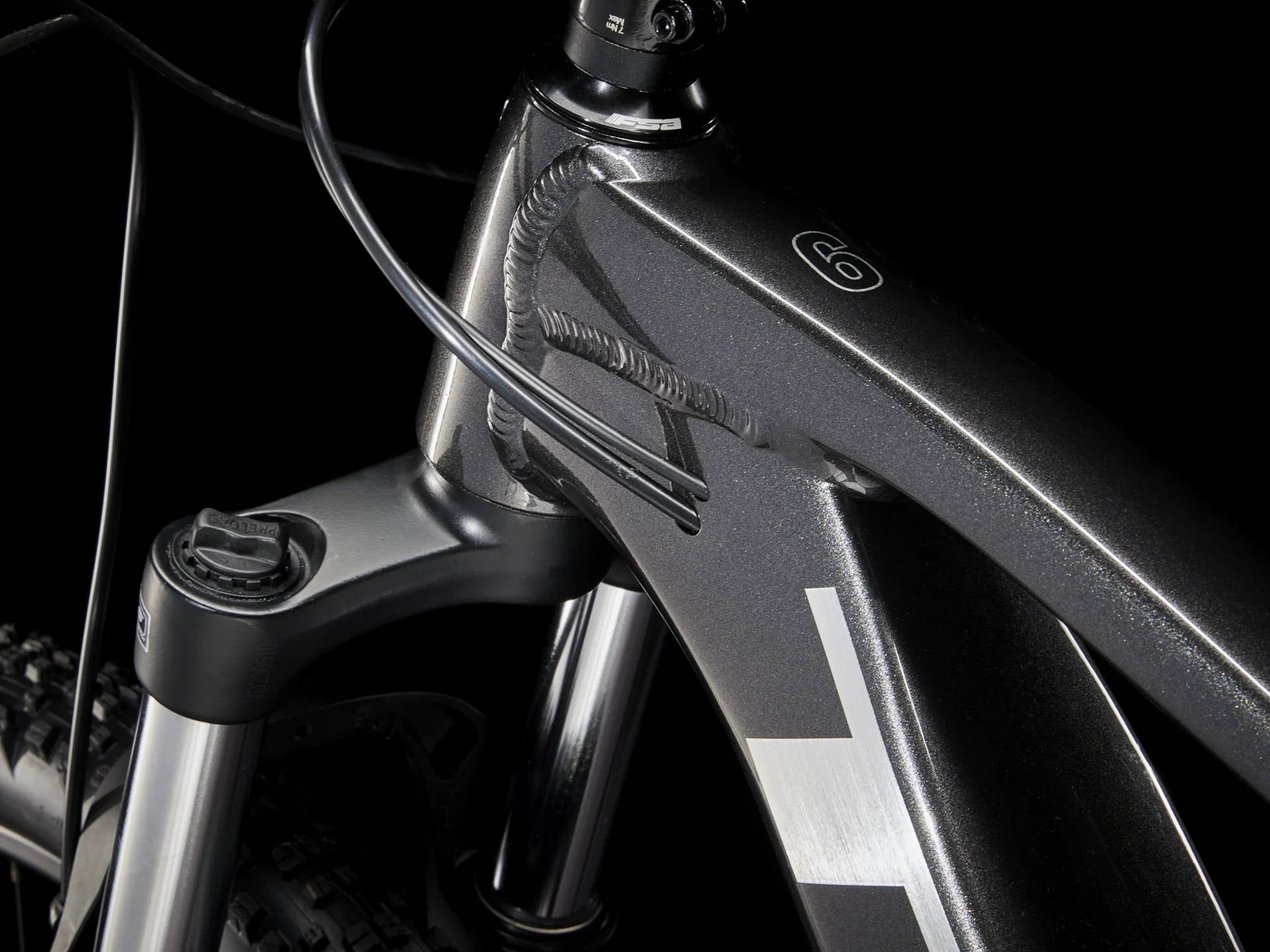 2025 Trek Marlin+ 6 Electric Hardtail Mountain Bike In Dnister Black