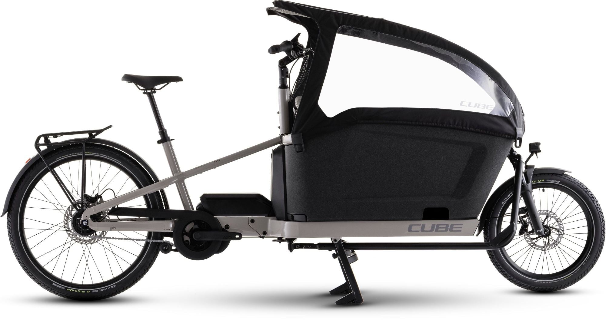 2026 Cube Cargo Hybrid Comfort Pro Family 800 Electric Cargo Bike With Hub Gears In Smaragd Grey ...