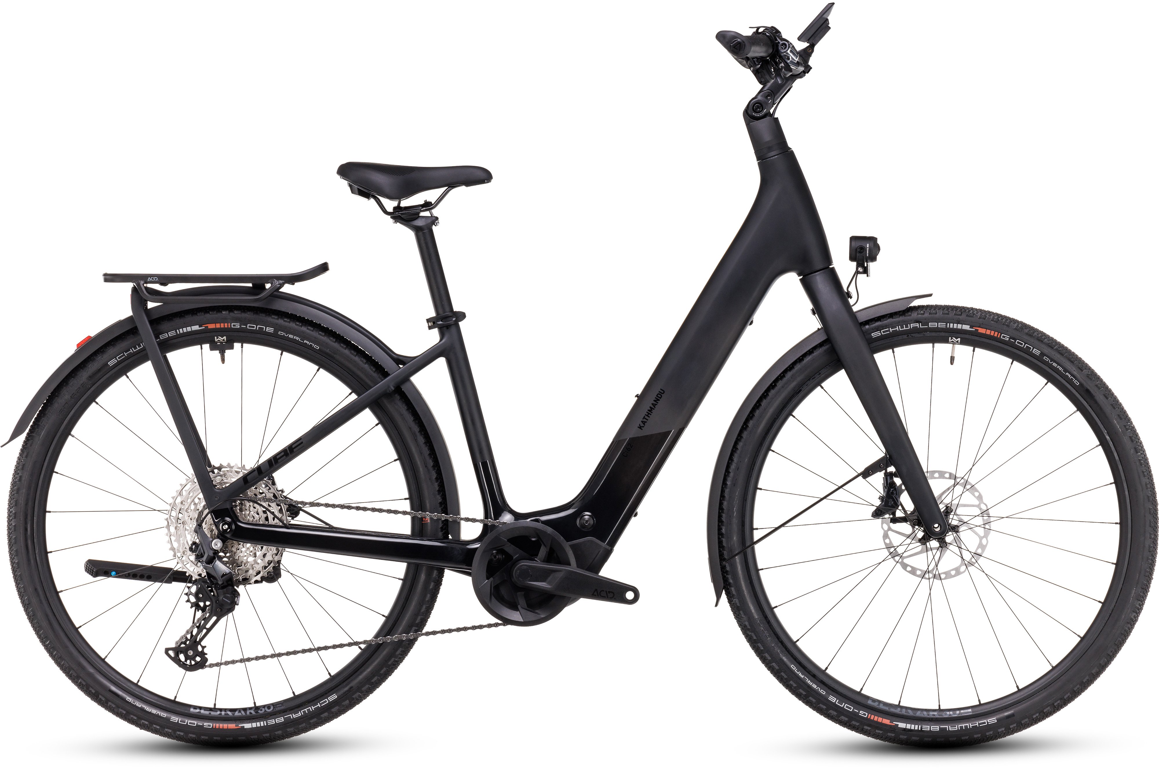 Cube Kathmandu Hybrid C:62 SLX 400X Electric Bike In Carbon & Black - A ...