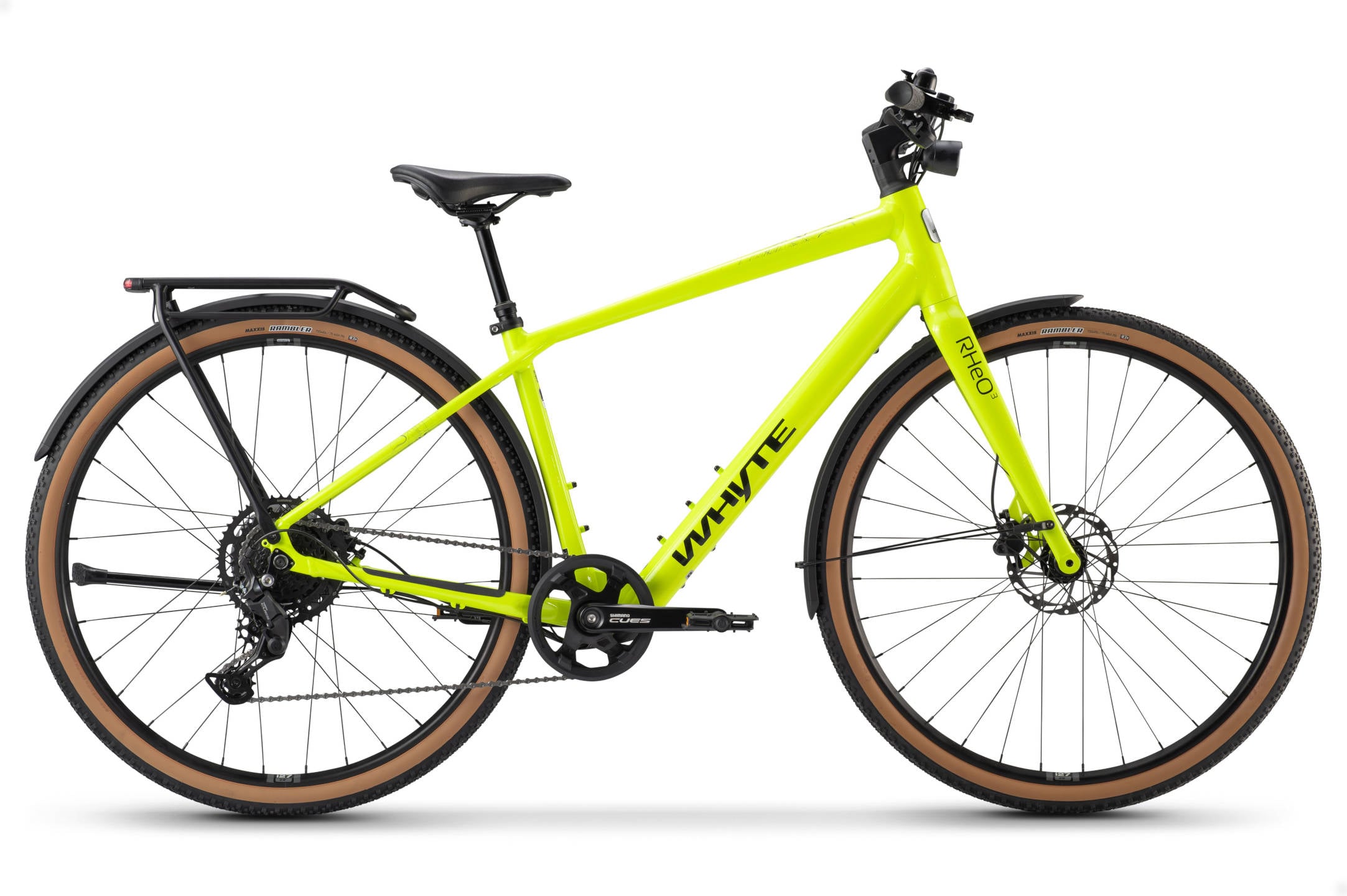Whyte RHeO 3 V1 Electric Bike Crossbar Frame In Gloss Lime